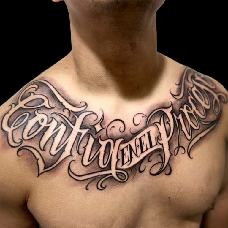 Lettering Tattoo Artist San Antonio | Firme Copias